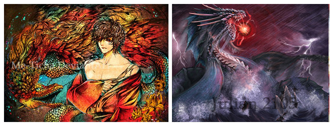 Sárkány rajzok, sárkányos képek + 1 videó;) - Művészház.com – jobb ...