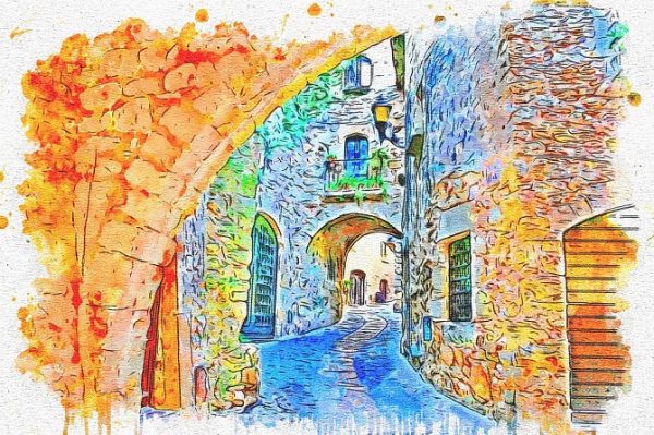 Város rajz – egy stílus újraéledése - Művészház.com – jobb agyféltekés ...